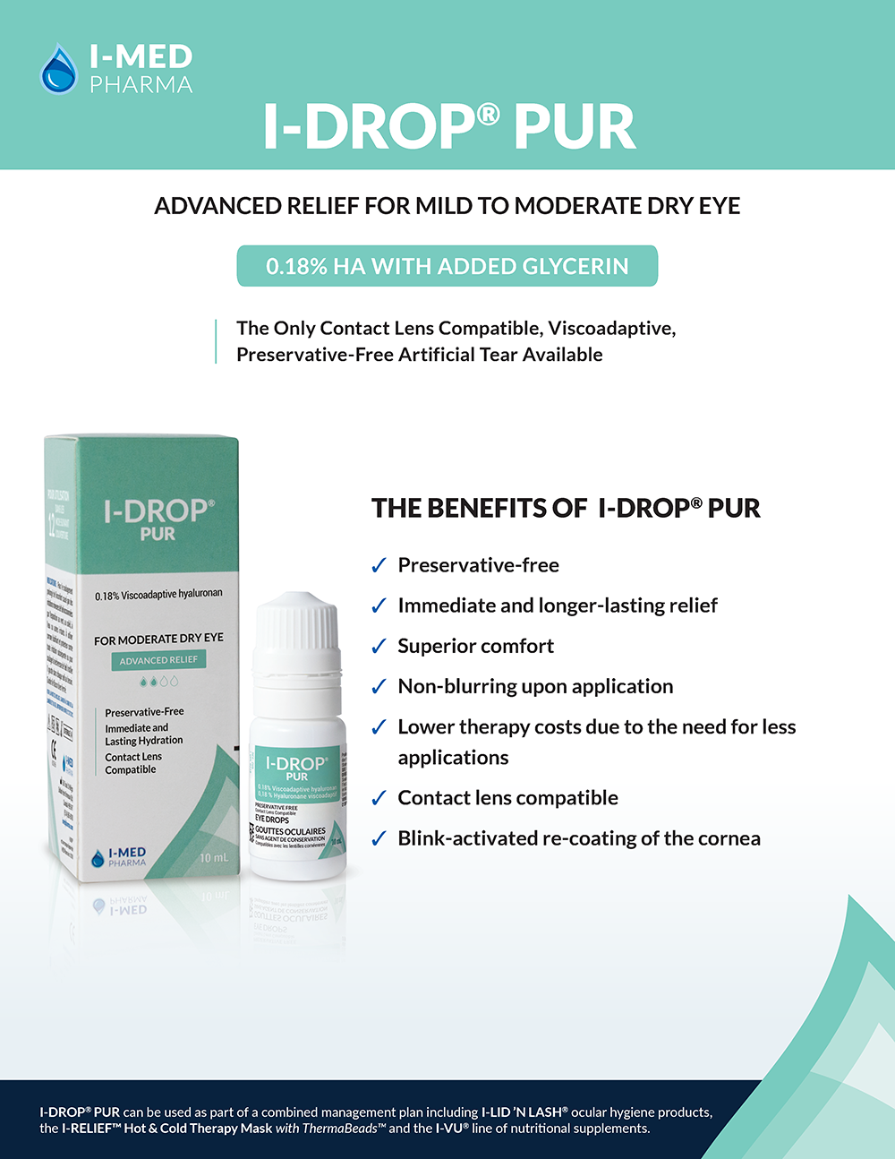 I-DROP® PUR Sell Sheet - I-MED Pharma